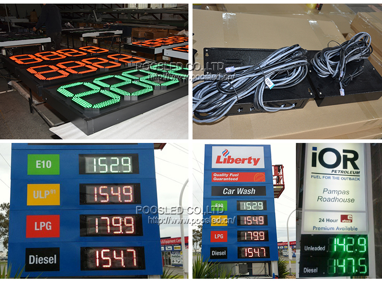 New Arrival Outdoor 18 Inch 888.8 RF Remote Control Led Sign for Gas ...