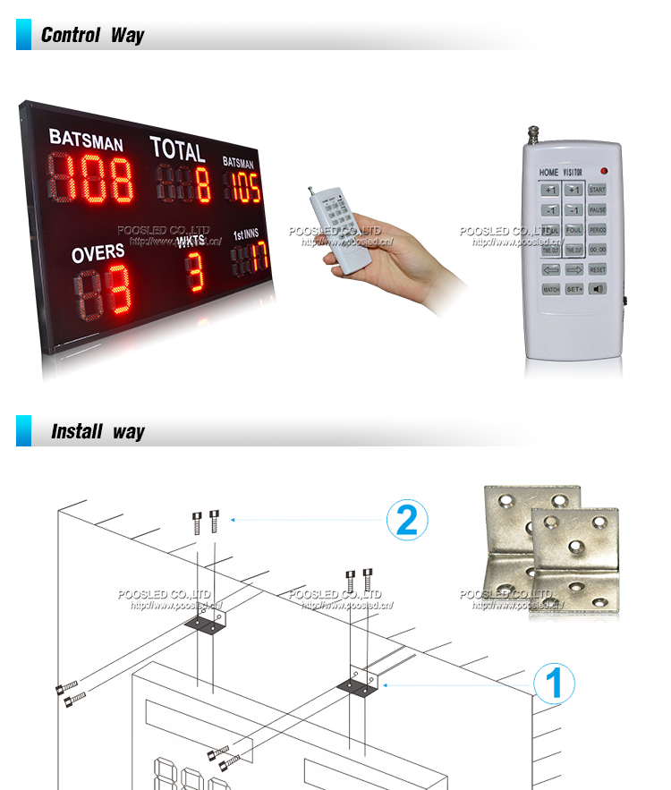 Hot Sale Outdoor Waterproof 10''+8'' Wireless Control Electronic Soccer ...