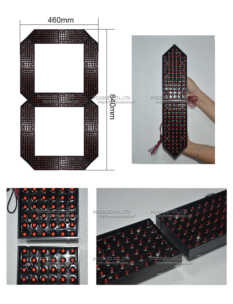 Nice Design 32 Inch Big Size 7 Segment Led Module - Buy led segment ...